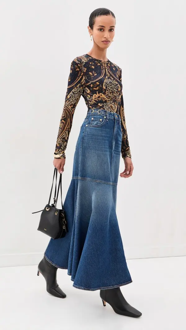 Ulla Johnson The Madelyn Denim Skirt