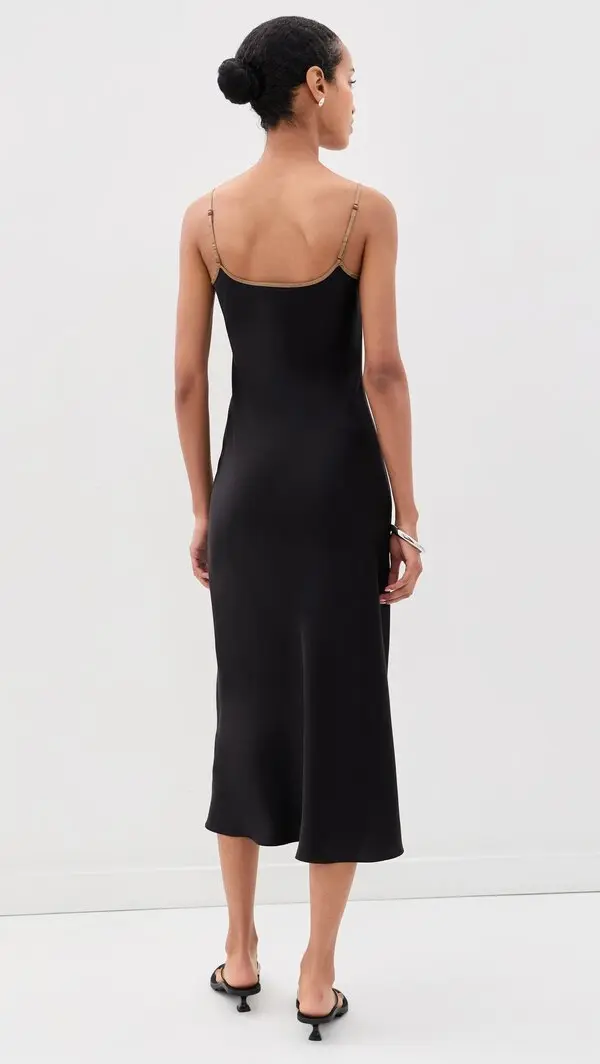 Comme Si Silk Bias Dress