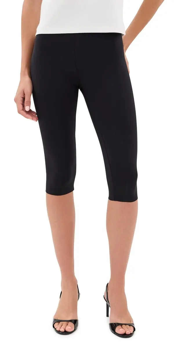 Commando Neoprene Capri Leggings - Black
