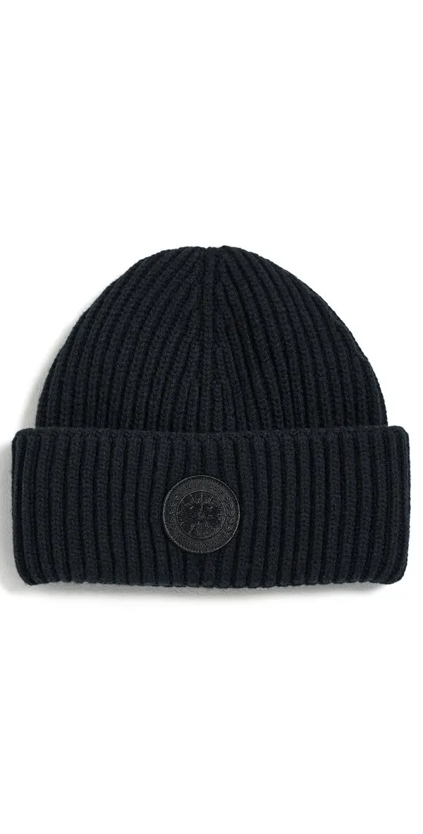 Canada Goose Cashmere Blend Double Fold Beanie