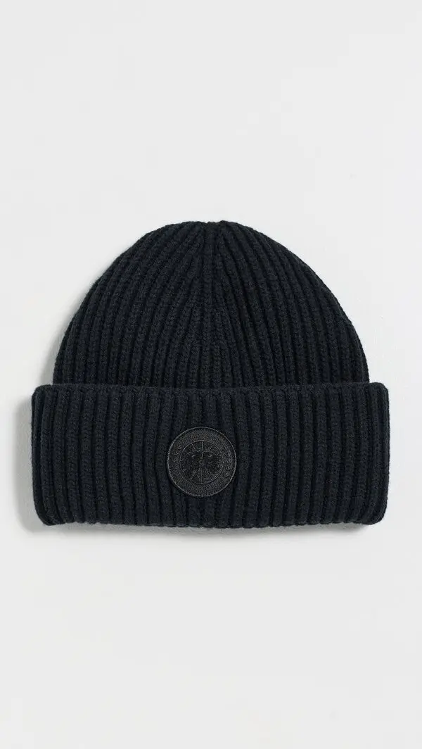 Canada Goose Cashmere Blend Double Fold Beanie