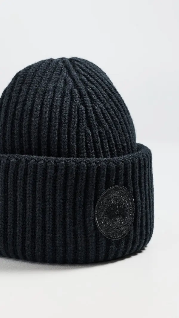Canada Goose Cashmere Blend Double Fold Beanie