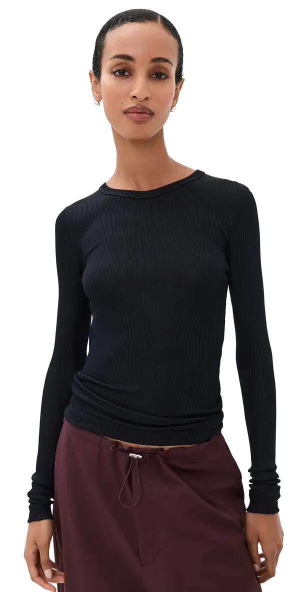 AGOLDE Delphi Slim Tee - Obscura