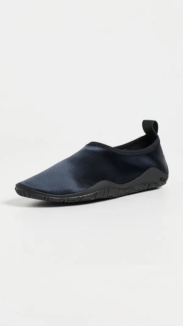 JIL SANDER Elbe Satin Slip On Flats