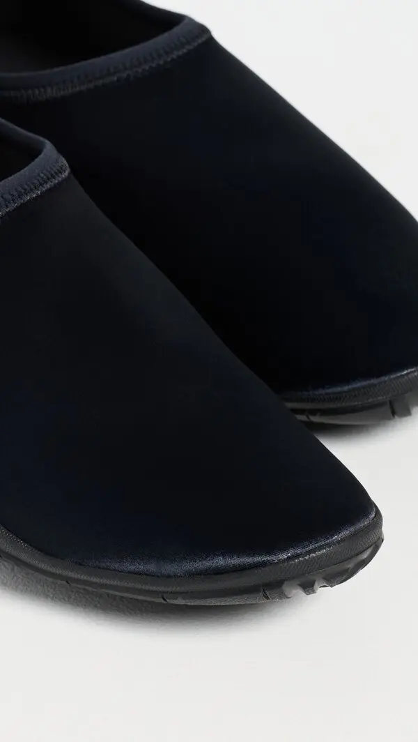 JIL SANDER Elbe Satin Slip On Flats