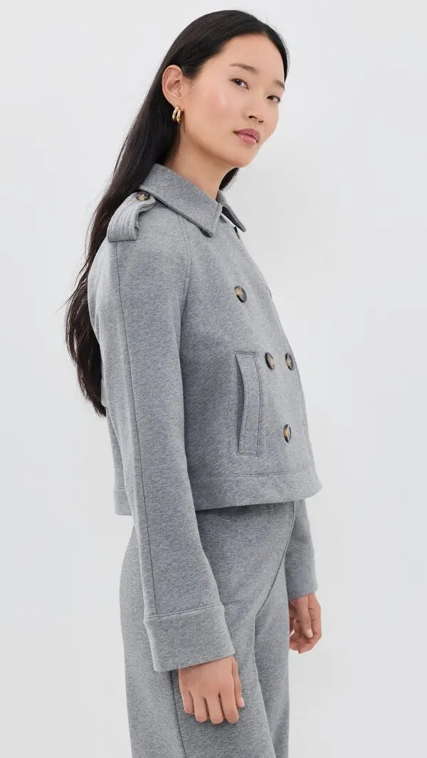 Veronica Beard Cropped Conneley Trench Coat