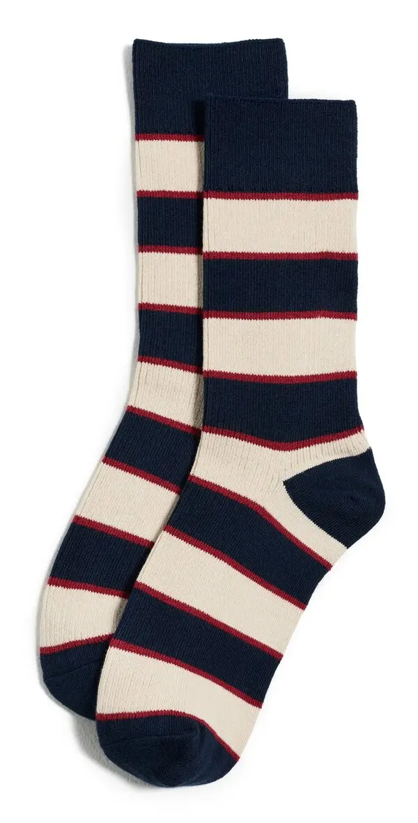 The Great. The Collegiate Socks - Navy