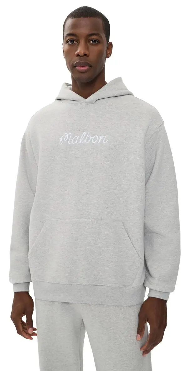 MALBON Fesque Hoodie - Heather Grey