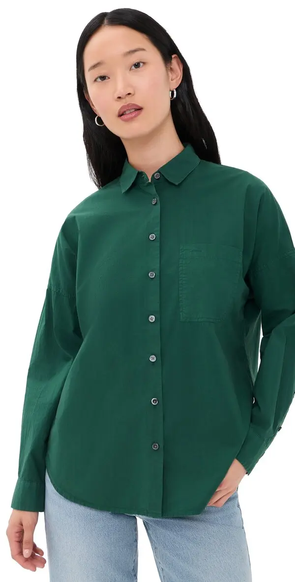 ALEX MILL Jo Poplin Button Down Shirt