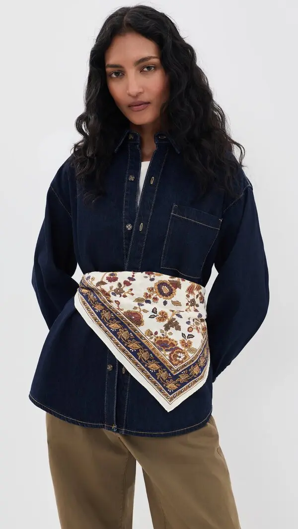Polo Ralph Lauren Bohemian Floral Square Bandana