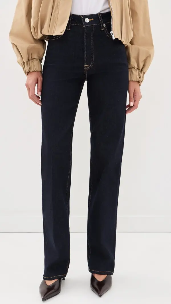 Good American Good True Straight Jeans