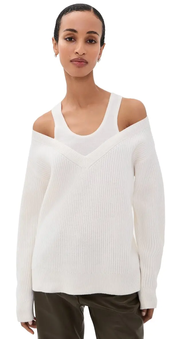 Helmut Lang Double Layered Wool Sweater