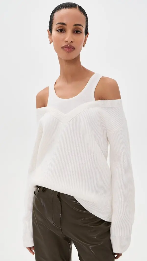 Helmut Lang Double Layered Wool Sweater