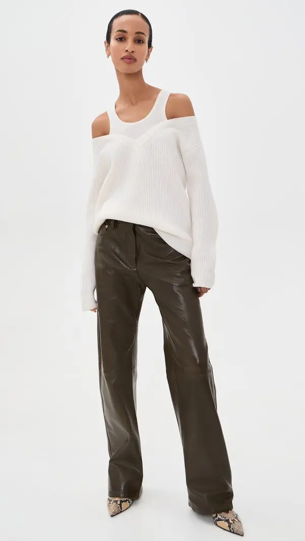 Helmut Lang Double Layered Wool Sweater