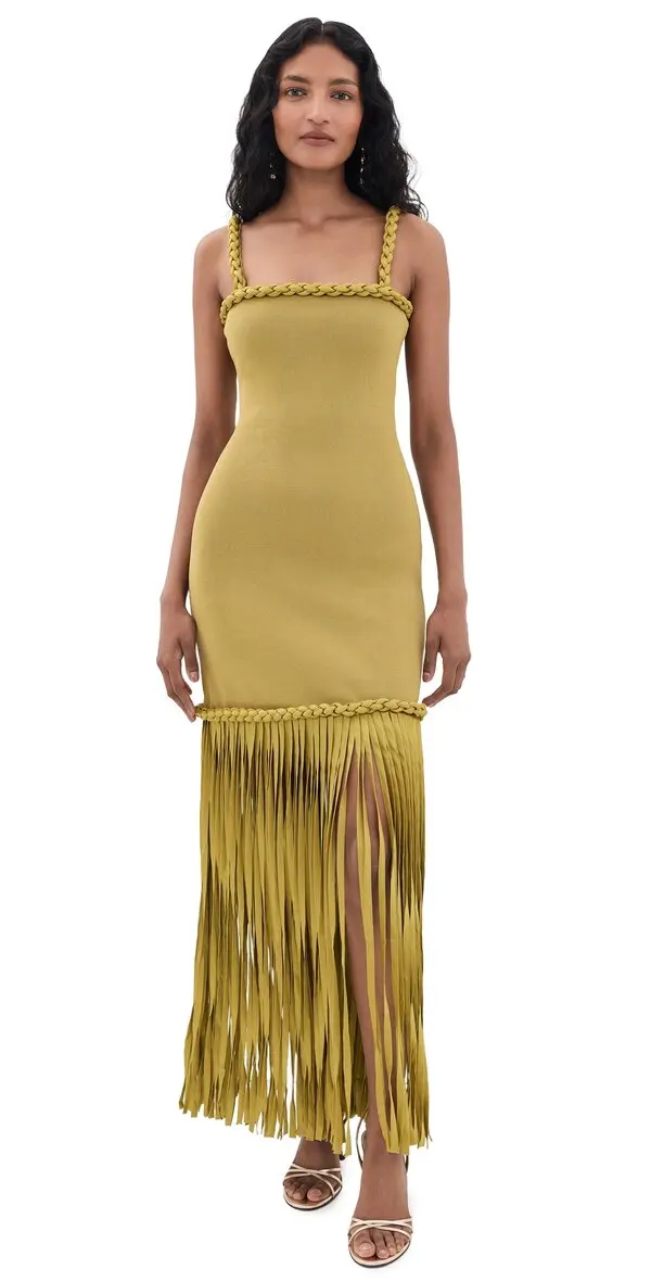 Aje Ribiona Knit Dress