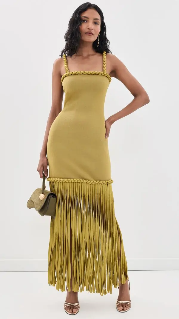 Aje Ribiona Knit Dress