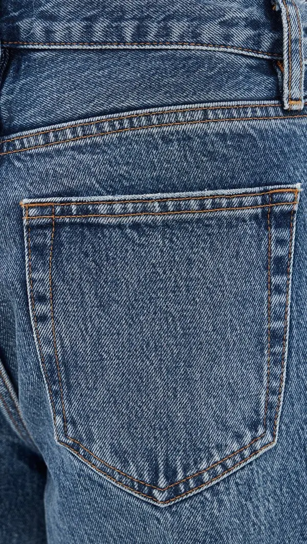FRAME The Loose Exposed Buttons Jeans