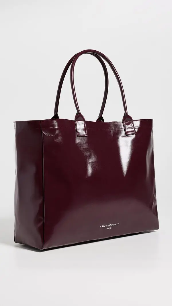 ANINE BING Leo Coated Canvas Tote Bag