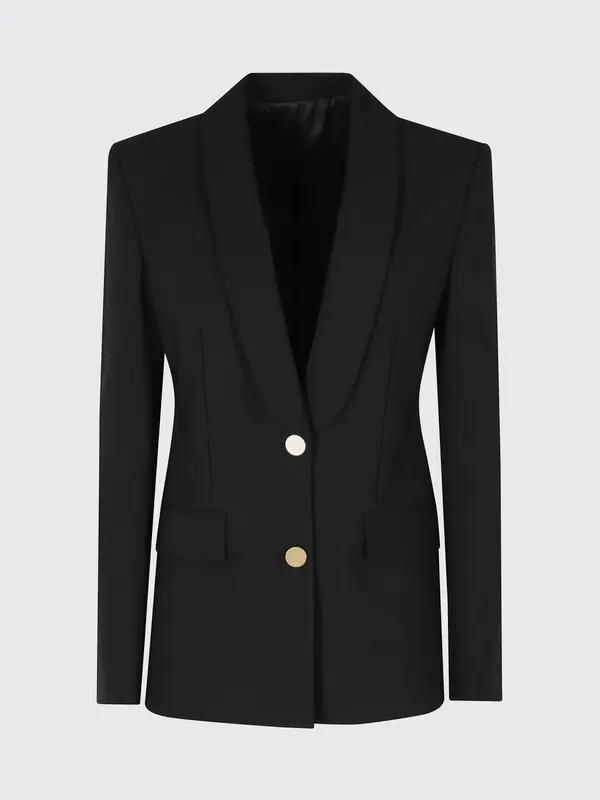 Alberta Ferretti Shawl Lapel Blazer - Black