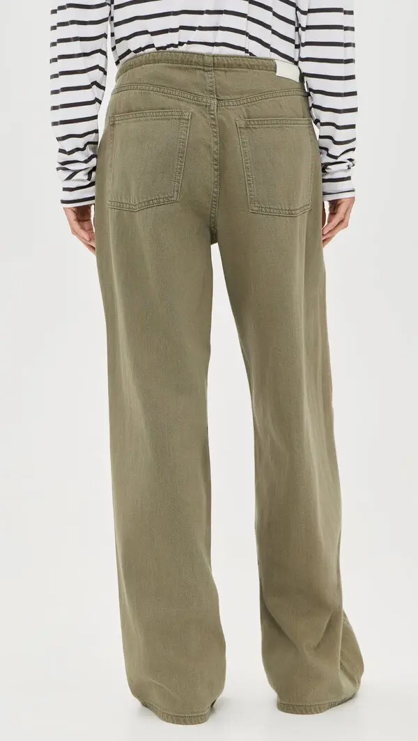 DL1961 Sienna Petite Wide Leg Relaxed Jeans - Clover