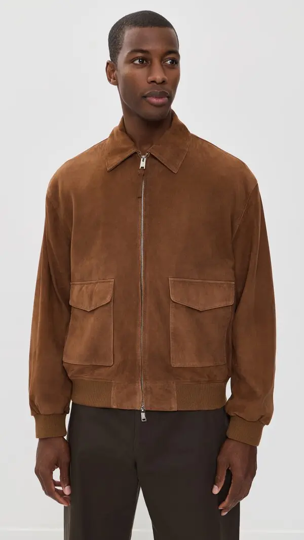 ARMA Gwenno Lamb Suede Jacket