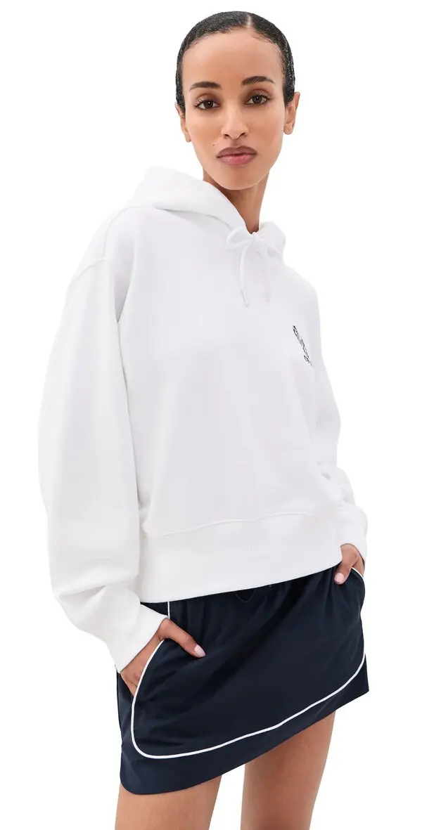 Polo Ralph Lauren Us Open Fleece Hooded Sweatshirt - White