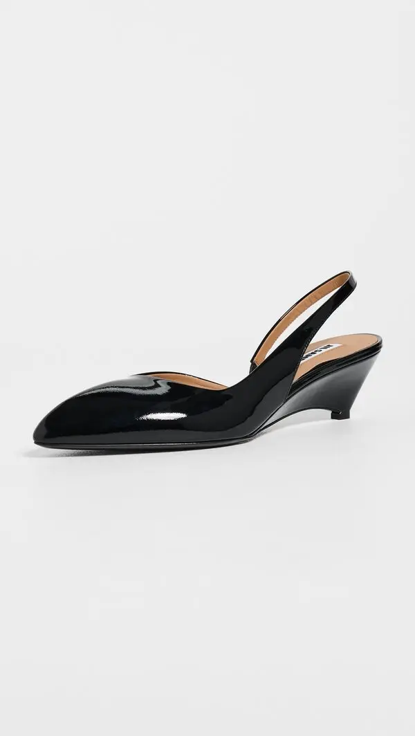JIL SANDER Arc Sling Backs