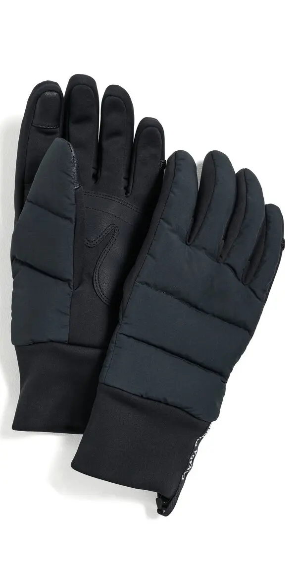 Canada Goose Puffer Gloves - Black