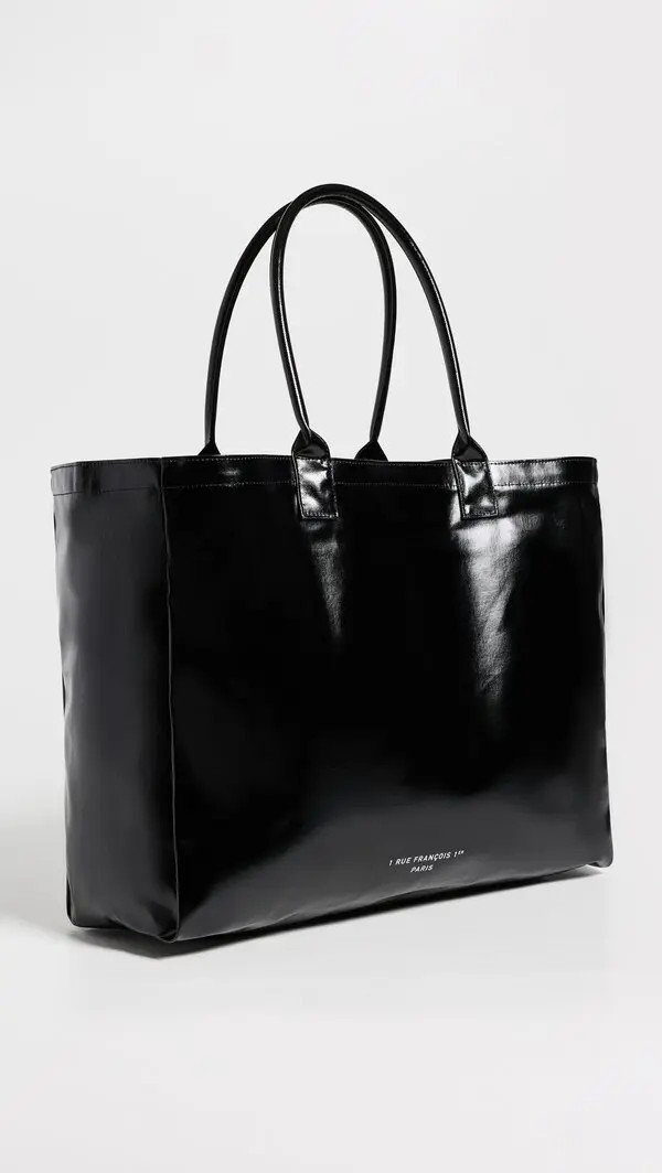 ANINE BING Leo Coated Canvas Tote Bag