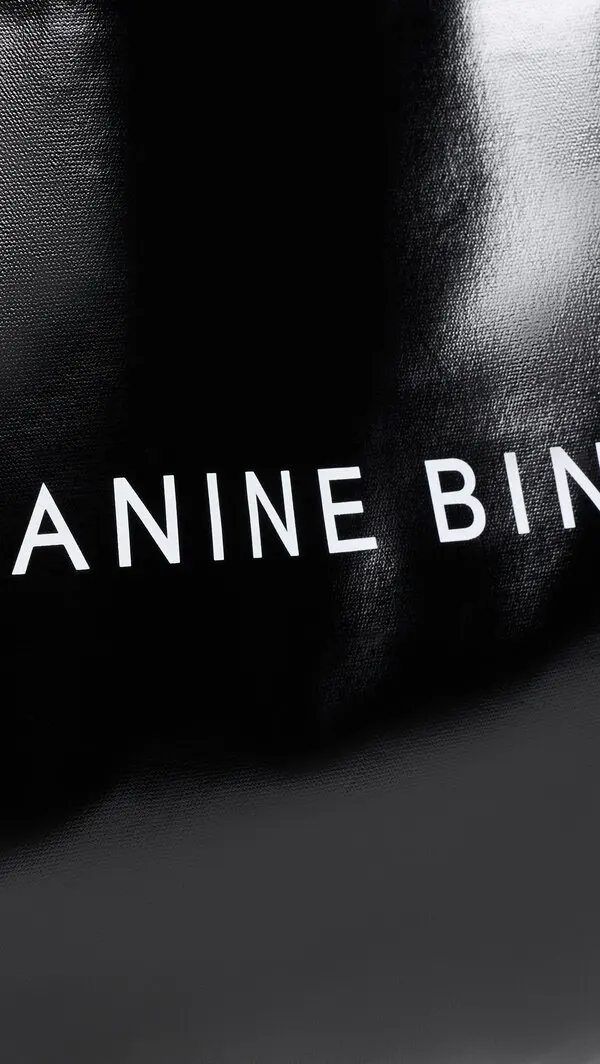 ANINE BING Leo Coated Canvas Tote Bag