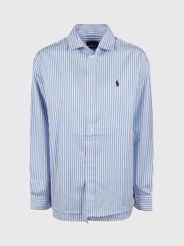Polo Ralph Lauren Striped Cotton Shirt - Blue