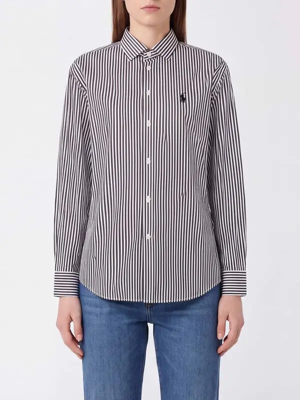 Polo Ralph Lauren Striped Cotton Shirt - Brown