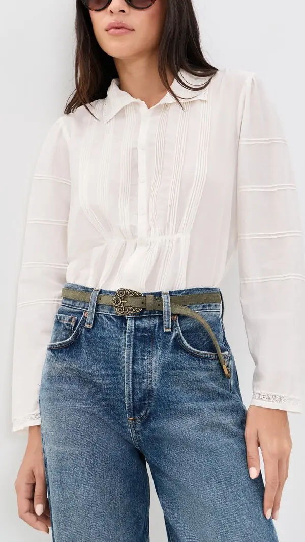 B-low The Belt Elphie Suede Belt