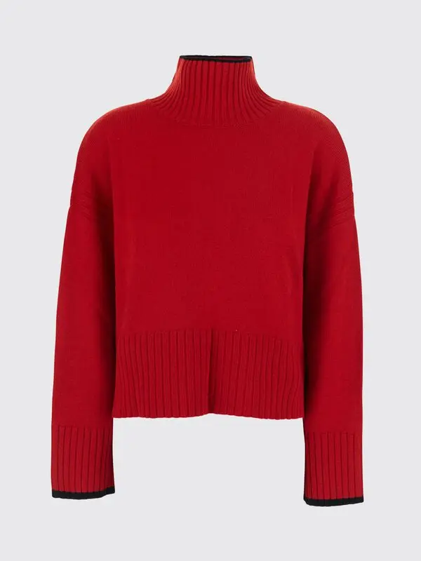 Pinko Wool & Cashmere Turtleneck Jumper - Red