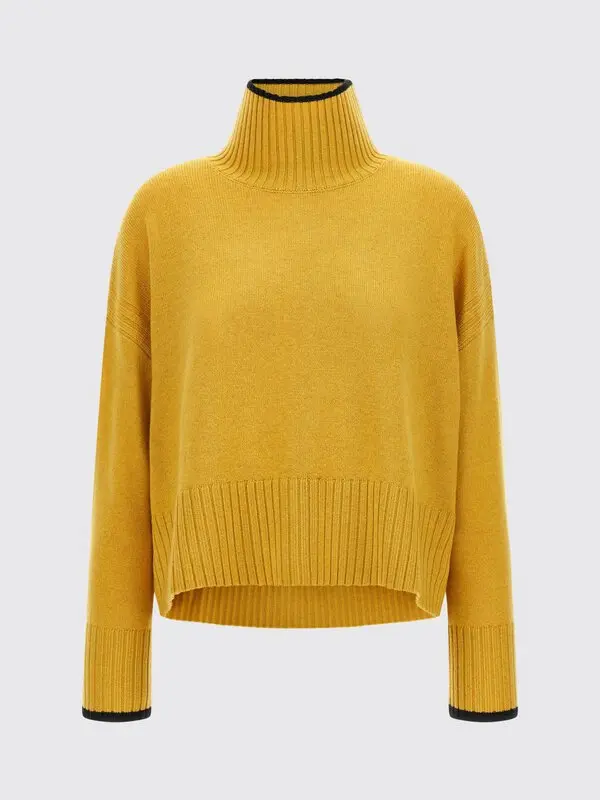 Pinko Wool & Cashmere Turtleneck Jumper - Yellow