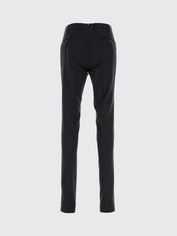 PT TORINO Slim Fit Stretch Virgin Wool Tailored Trousers - Grey