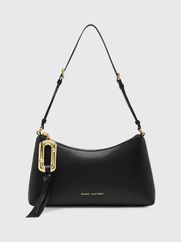 Marc Jacobs Smooth Leather Shoulder Bag - Black