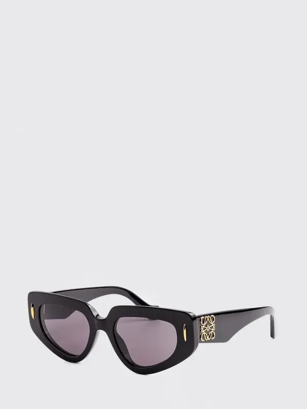 Loewe Anagram Flared Cat-eye Acetate Sunglasses - Black