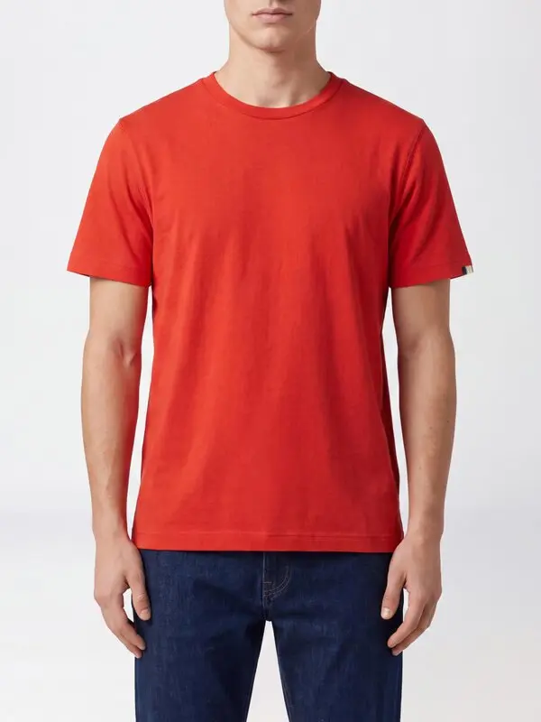 Extreme Cashmere Crewneck T-shirt In Cotton And Cashmere Blend - Red