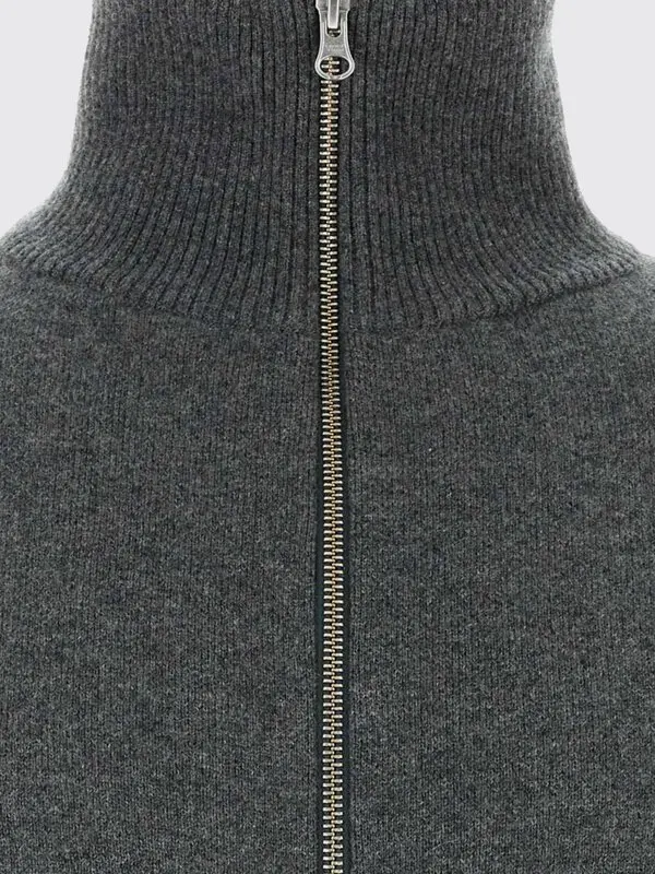 Extreme Cashmere Dropped Shoulder Turtleneck Cardigan In Pure Cashmere