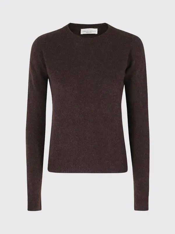 ROBERTO COLLINA Slim Fit Wool And Cashmere Blend Crewneck Jumper - Brown