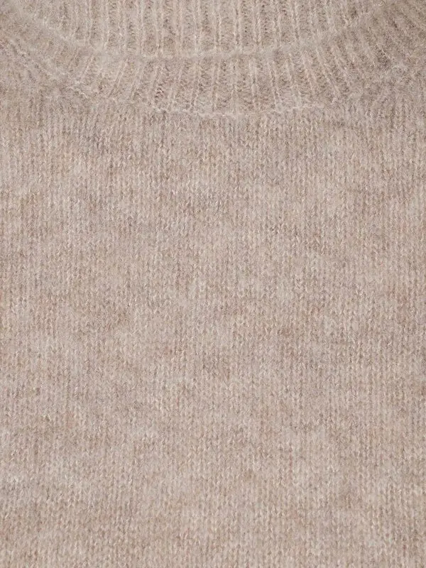 ROBERTO COLLINA Slim Fit Cashmere And Silk Blend Turtleneck Jumper - Grey