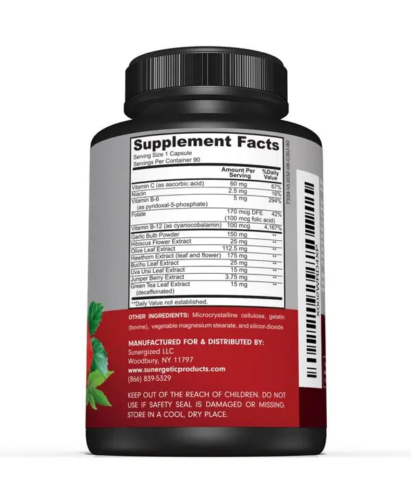 SUNERGETIC Herbal Supplement With Garlic