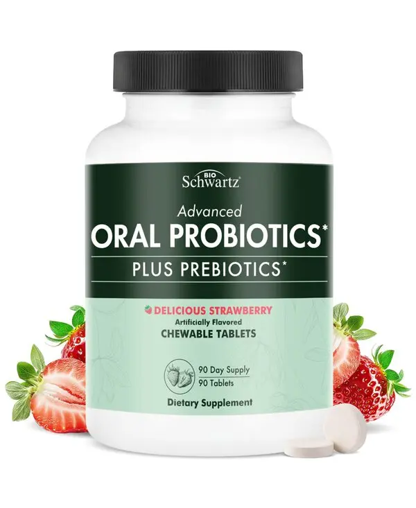 BIOSCHWARTZ Oral Probiotics Supplement With Prebiotics - No Color