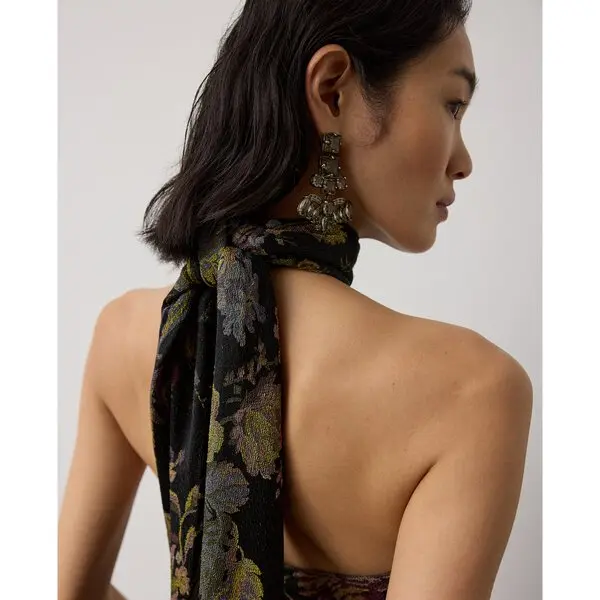 Ralph Lauren Chilton Floral Jacquard Top
