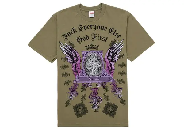 Supreme Money Tee Shirt - Olive