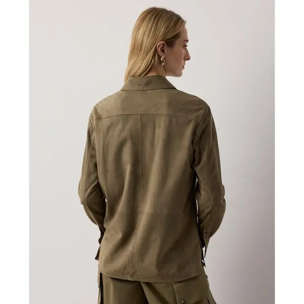 Ralph Lauren Landry Lamb-suede Shirt