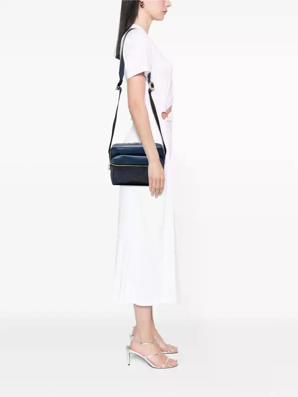 LOUIS VUITTON Monogram Taigarama Messenger Bag - Blue