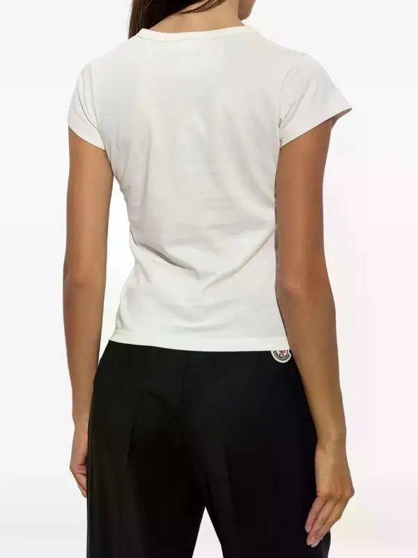 Moncler Logo Print Cotton T-shirt