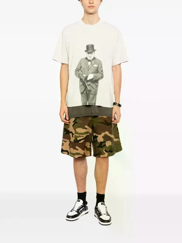 MELT Graphic-print T-shirt - Neutrals